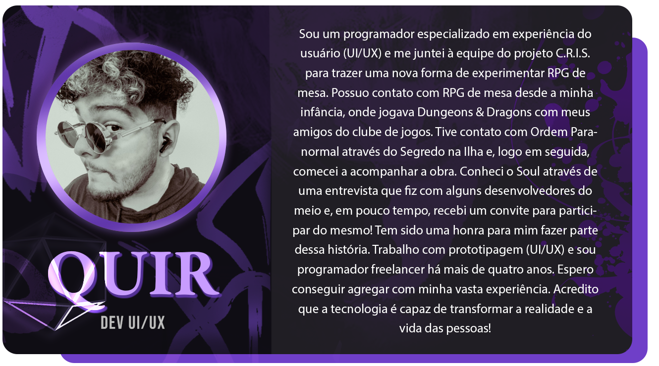 CRIS Ordem Paranormal · Catarse