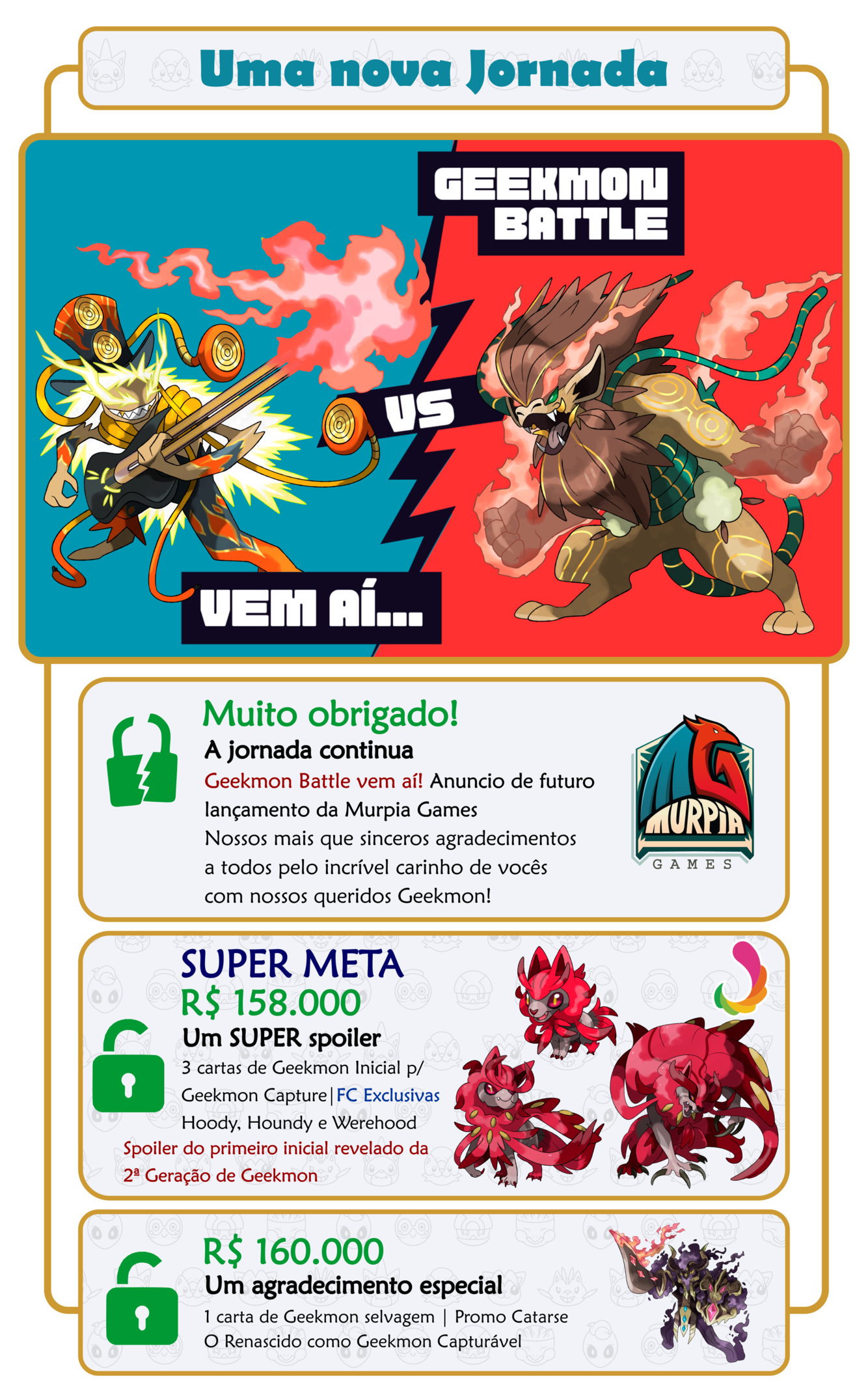 Geekmon Capture · Catarse