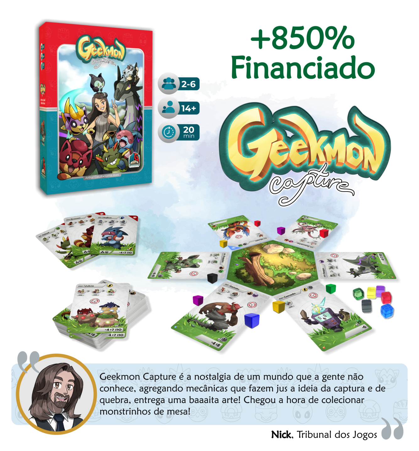 Geekmon Capture · Catarse