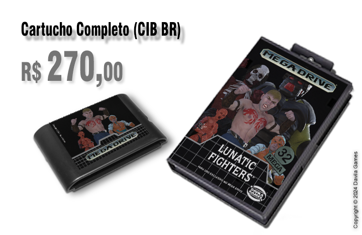 Lunatic Fighters (Mega Drive Game) · Catarse