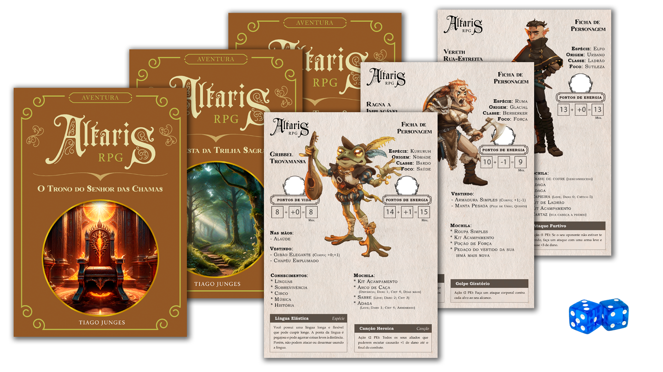 Altaris RPG - Segunda Edição · Catarse