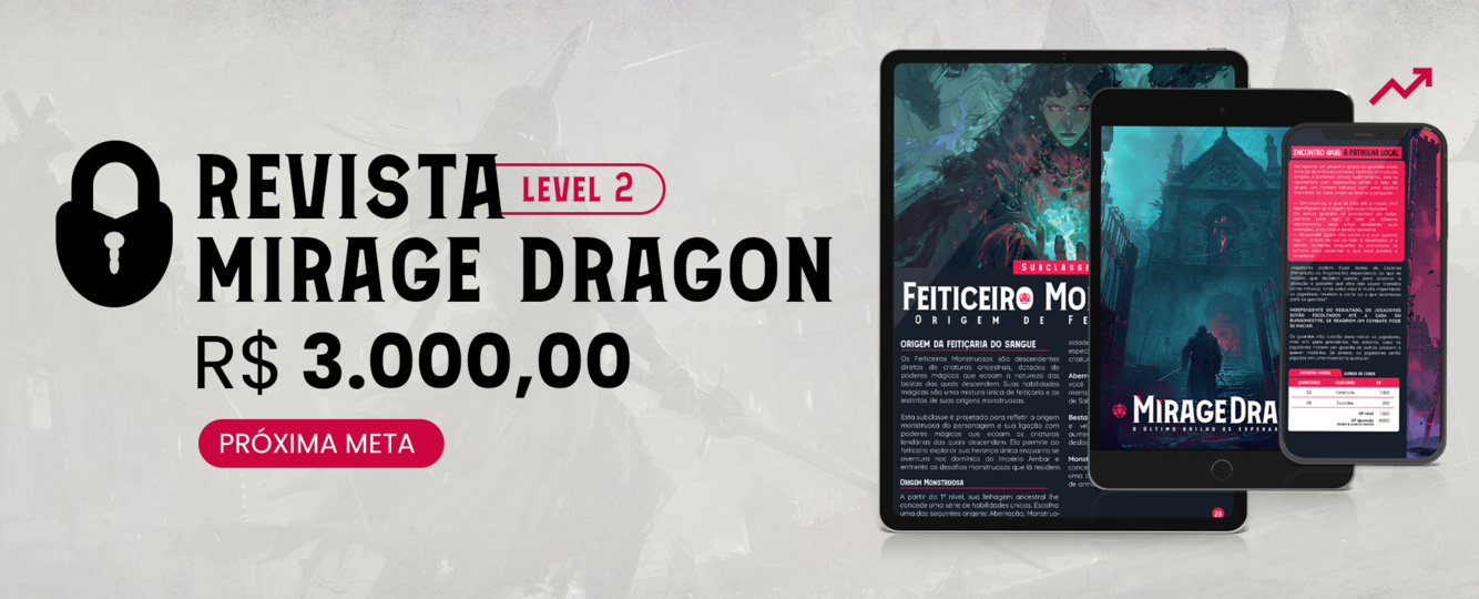 MirageDragon RPG · Catarse