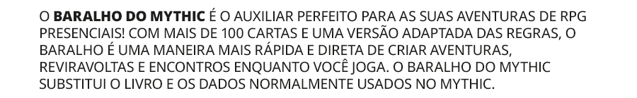 Mythic BR - Late Pledge · Catarse