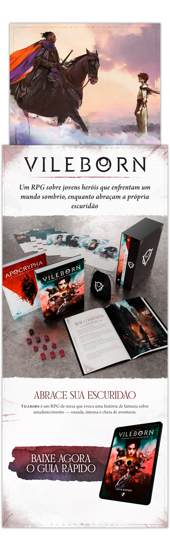 Vileborn RPG · Catarse