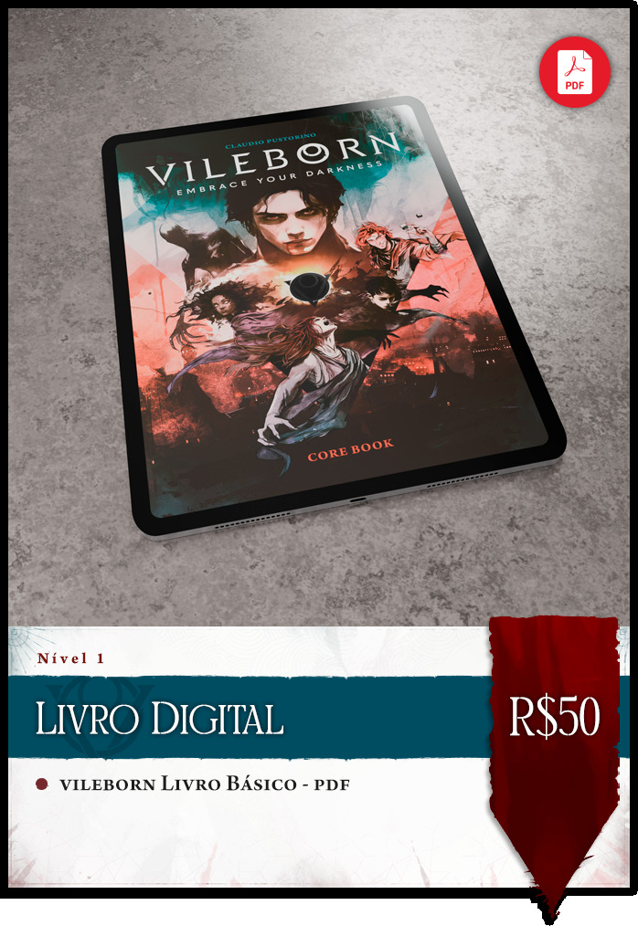 Vileborn RPG · Catarse