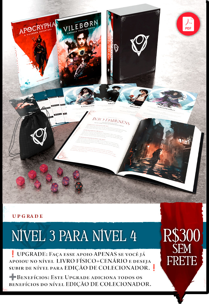 Vileborn RPG · Catarse