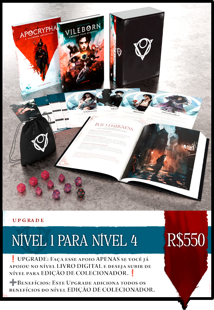 Vileborn RPG · Catarse