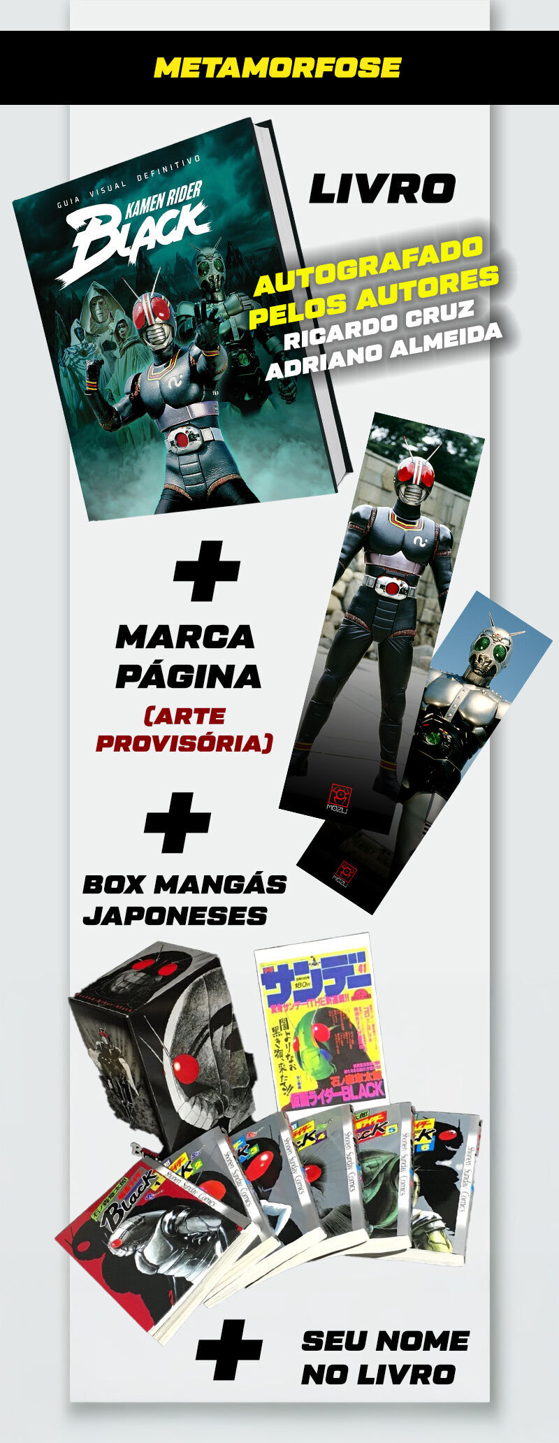Black Kamen Rider - Guia Visual Definitivo · Catarse