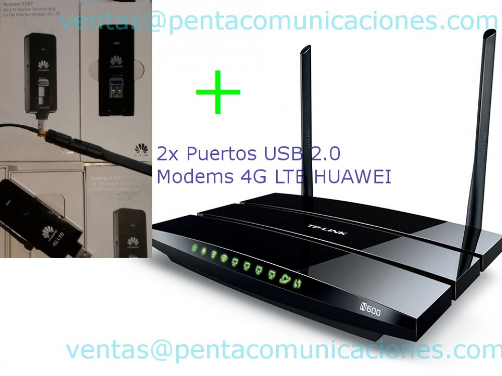 INTERNET DUAL con MODEMS LTE y 4G HUAWEI, velocidades asombrosas ...