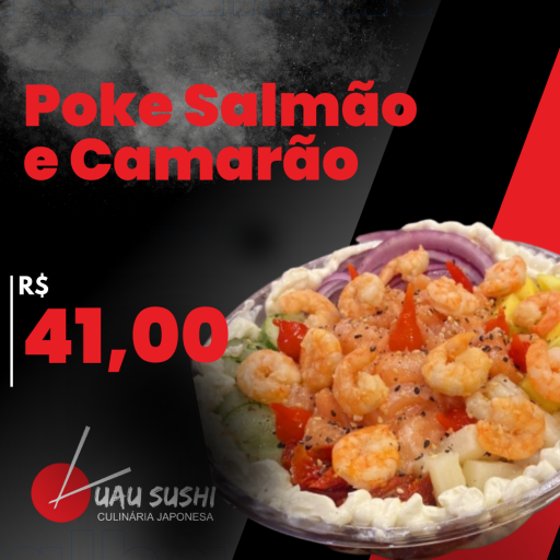 Poke Salmão e Camarão - Marechal - DeliveryOn