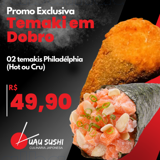 Temaki Em Dobro - Uau Sushi - DeliveryOn