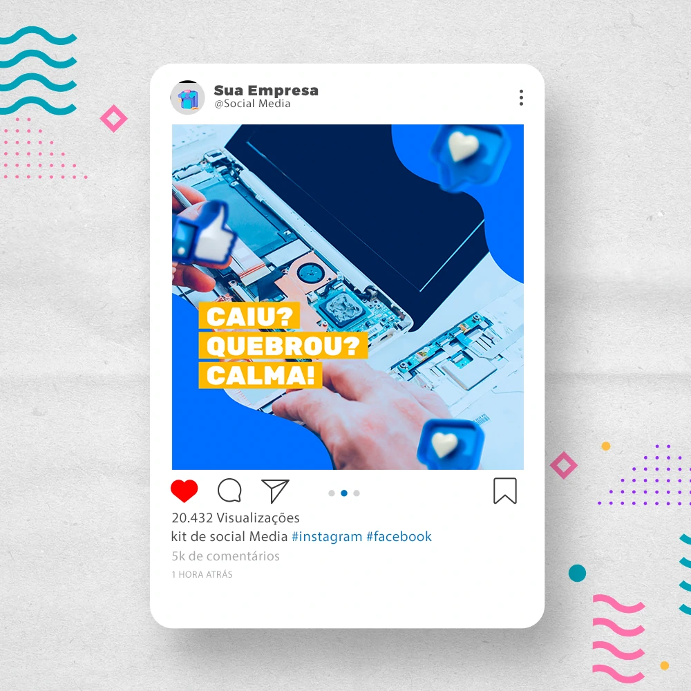 Kit de Social Media - Posts Prontos para Lojas de Informática no Canva ...