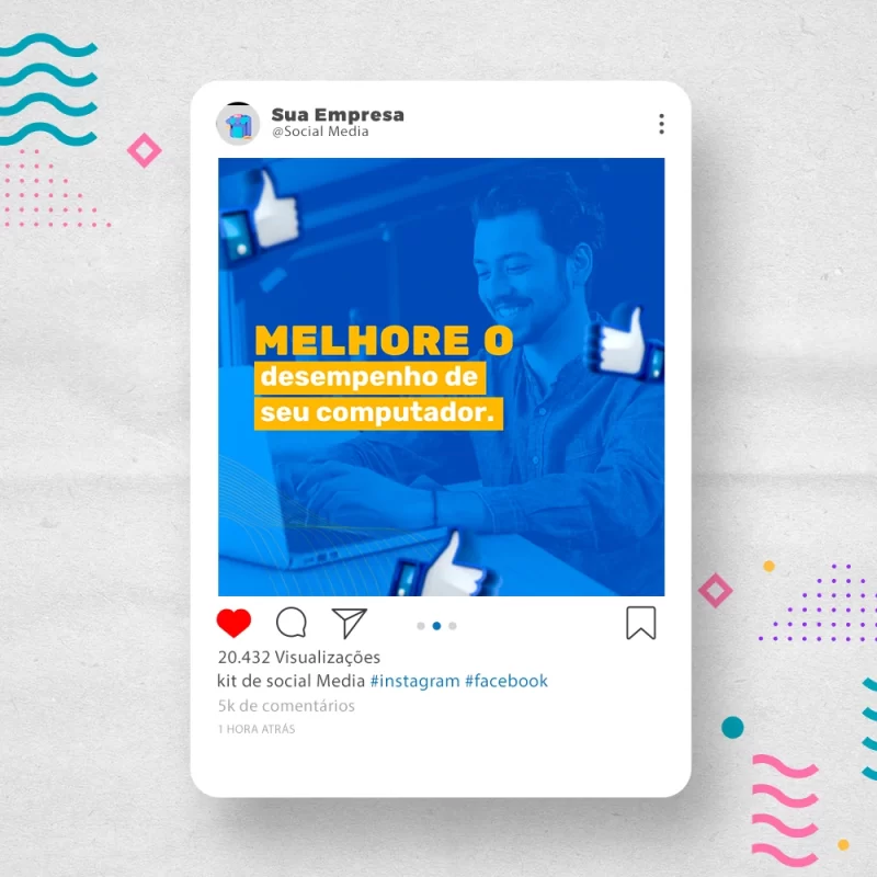 Kit de Social Media - Posts Prontos para Lojas de Informática no Canva ...