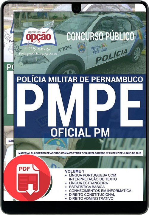 Apostila Concurso PM PE - OFICIAL PM