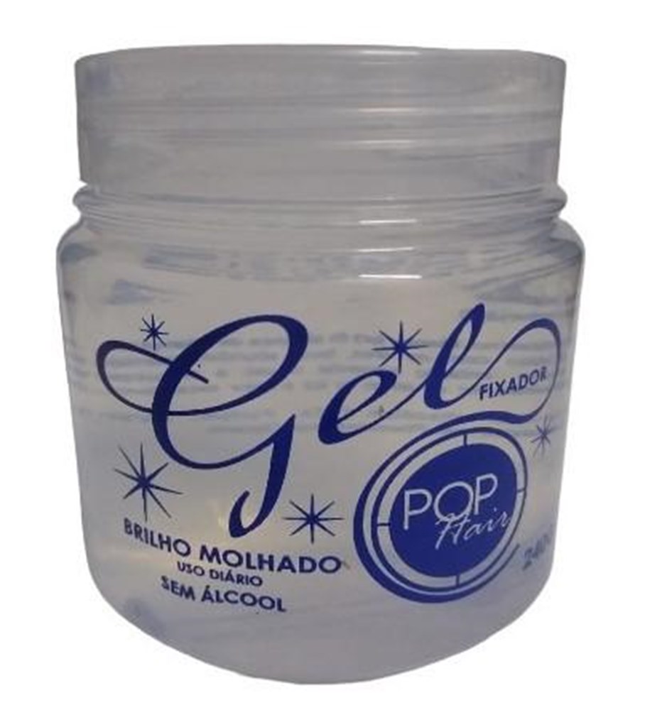 GEL FIXADOR POP HAIR PARA CABELOS INCOLOR 240G - Delicatessen São Judas ...
