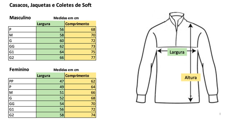 Colete de Soft - Gelo - Gola Azul Português - ADULTO Feminino - Oviedo