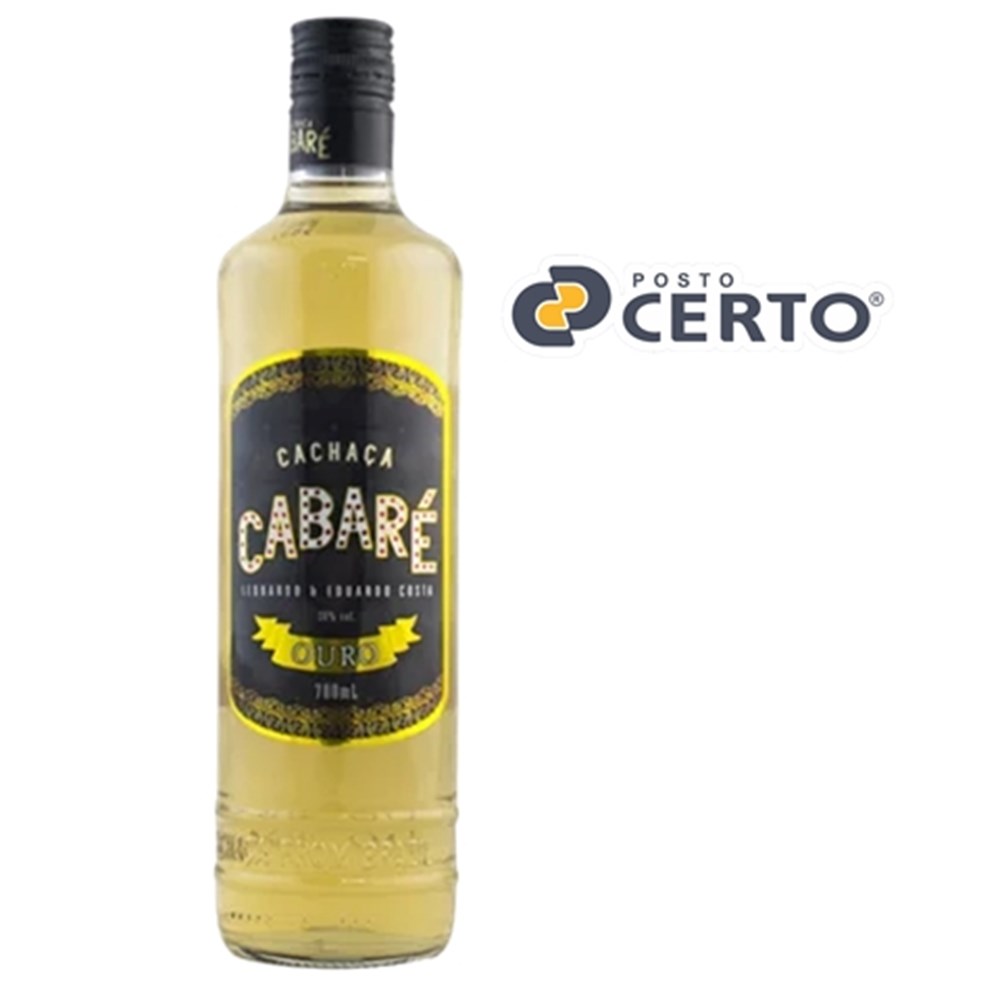 CACHACA CABARE OURO 700ML - neon distribuidora