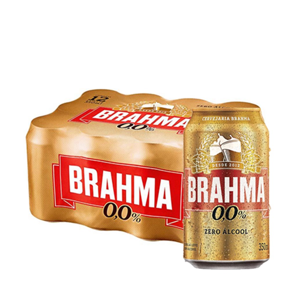 CERV BRAHMA ZERO 350ML C/12 - neon distribuidora