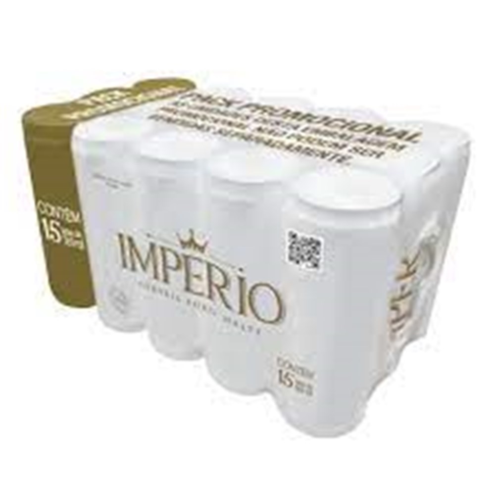 Cerv império lata 350ml R$39,75 o fd c/15 na compra do combo - neon ...