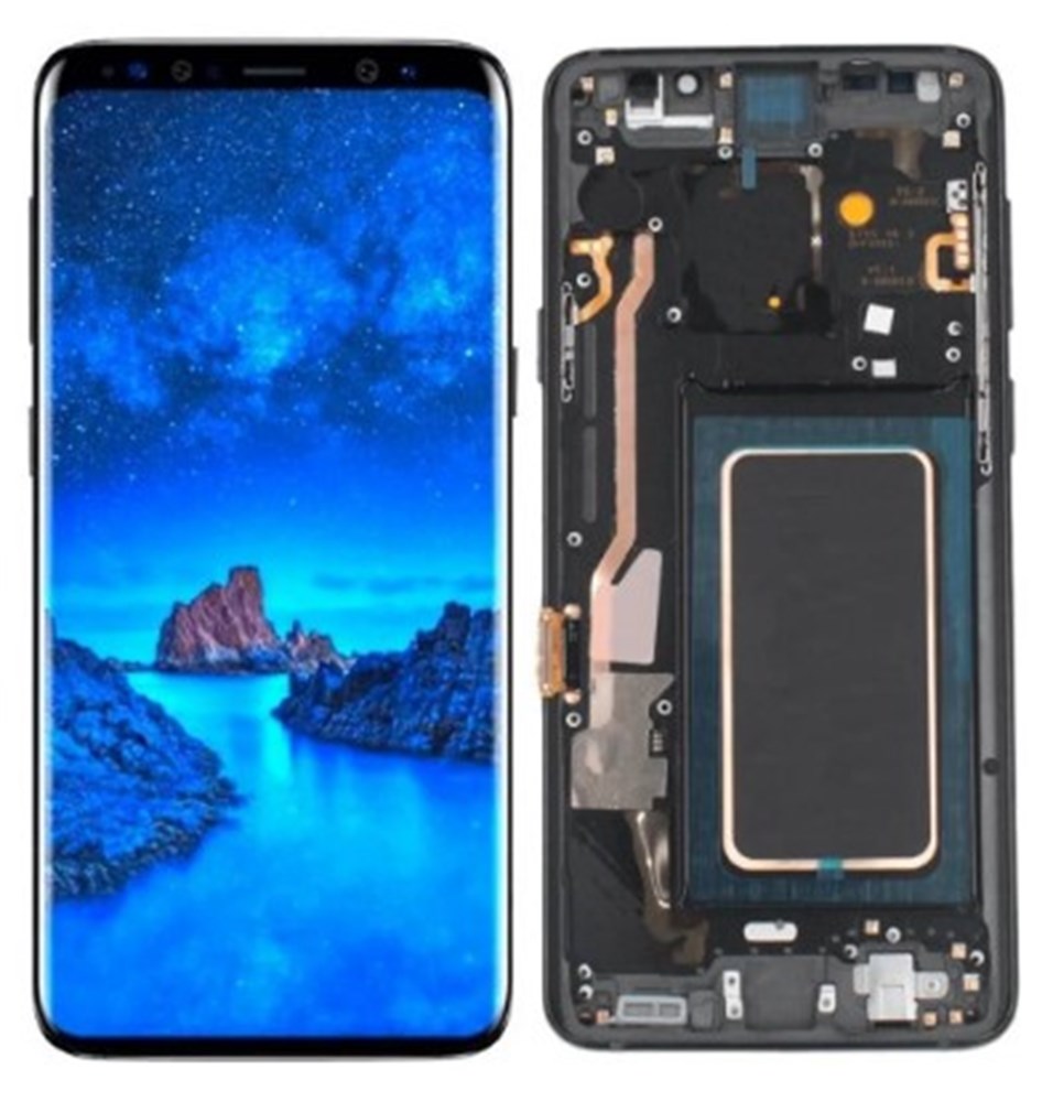 FRONTAL SAMSUNG S9 PLUS G965 OLED AAA COM ARO - Tecnocell Petrópolis