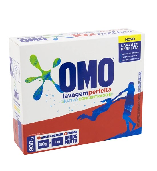 SABAO EM PO 800G |OMO| - Agilimp Distribuidora