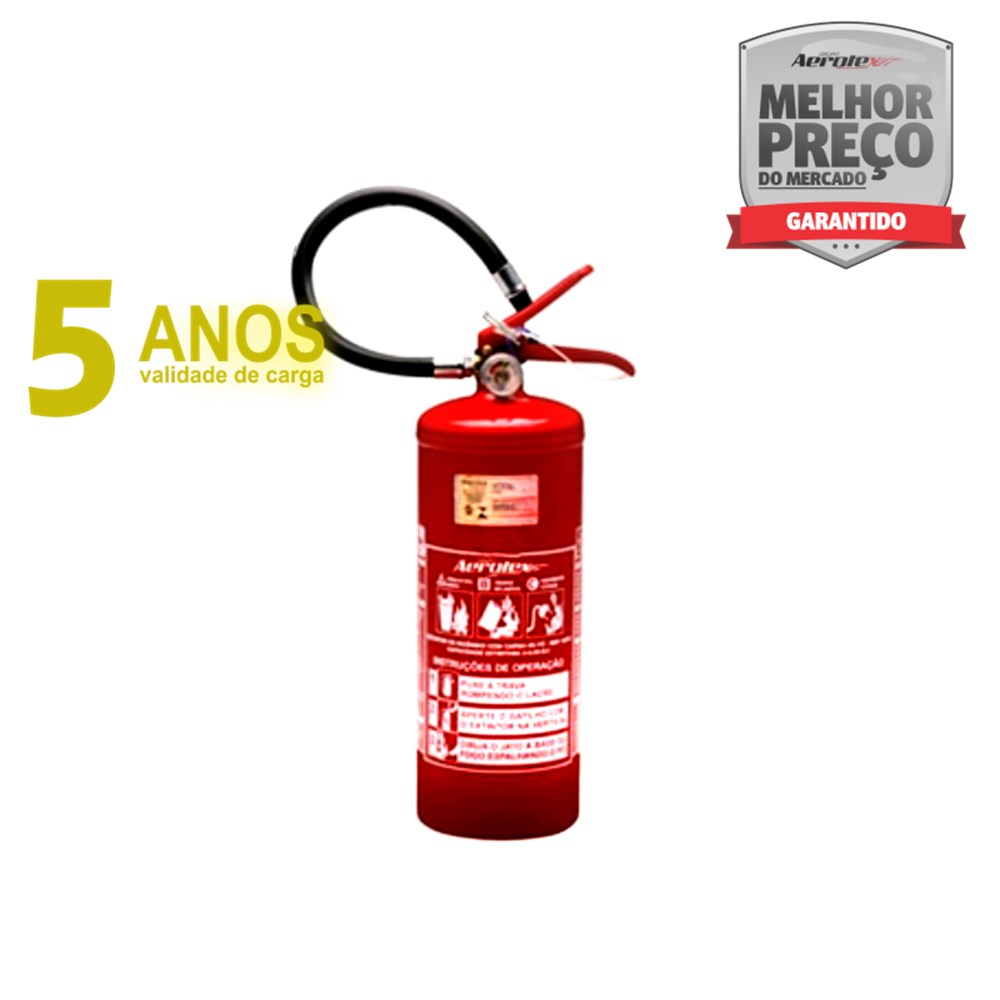 Extintor PP 4 kg ABC 5 anos 2A-20BC - proextec