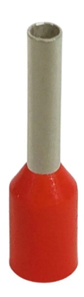 TERMINAL ILHOS SIMPLES ISOLADO | SECÇÃO: 1,0MM² | COR: VERMELHO | 100 ...