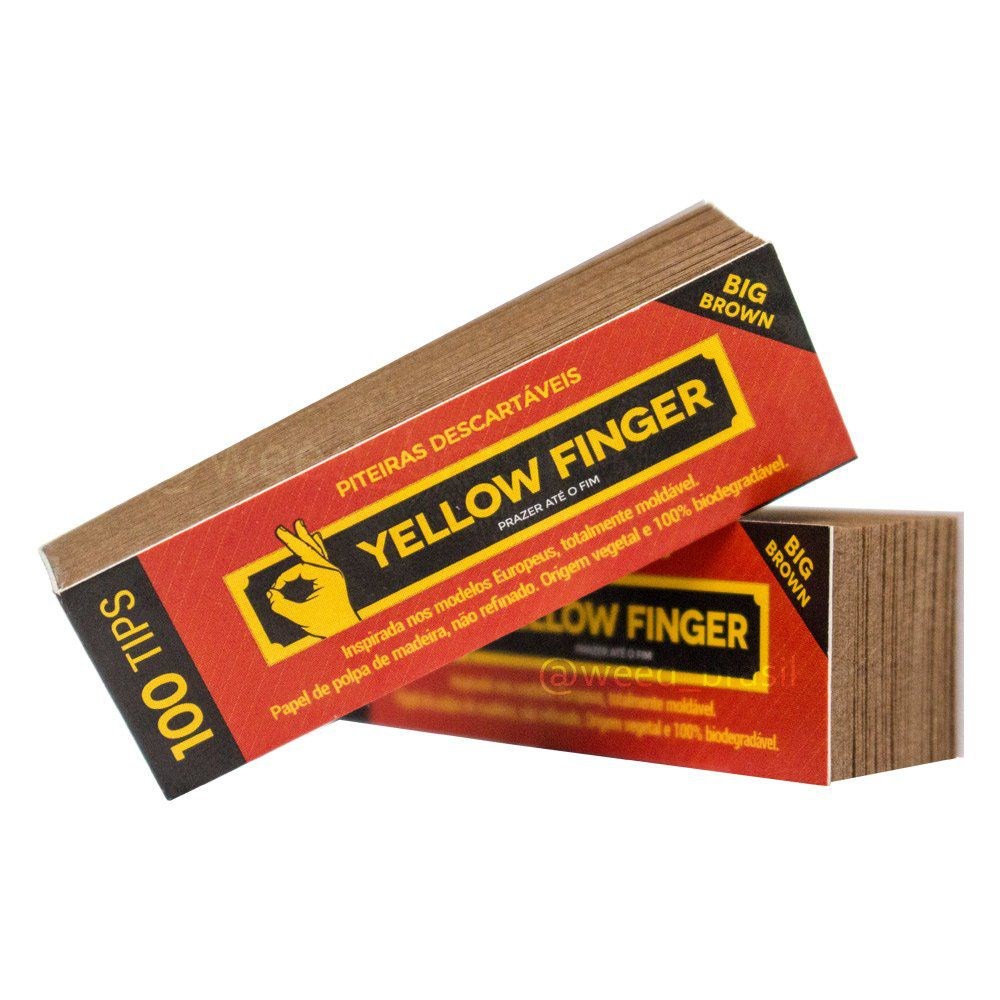 PITEIRA DE PAPEL YELLOW FINGER - Bombastic Tabacaria