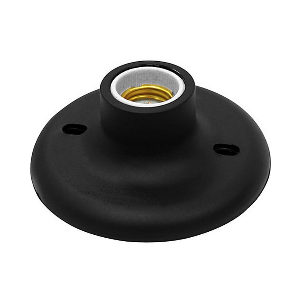 SOQUETE PLAFON E 27 PRETO TASCHIBRA Multicasa