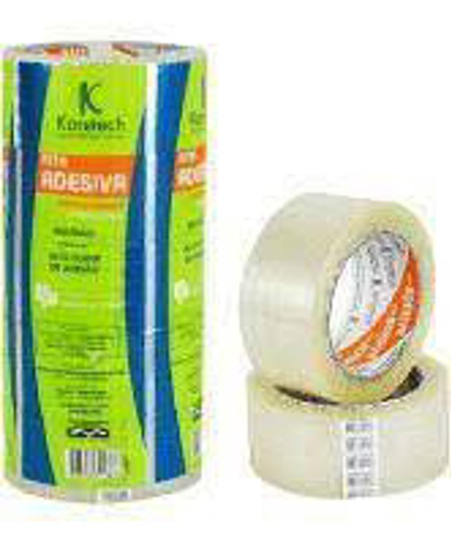 FITA PVC TRANSPARENTE 45X40 KORETECH UNID. - MATERIAL ESCOLAR