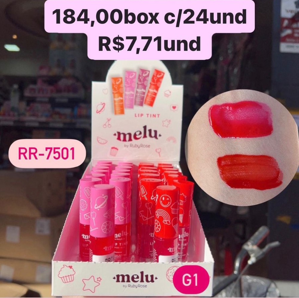RR7501-G1 LIP TINT MELU BOX/24UND - lucky lady maquiagens