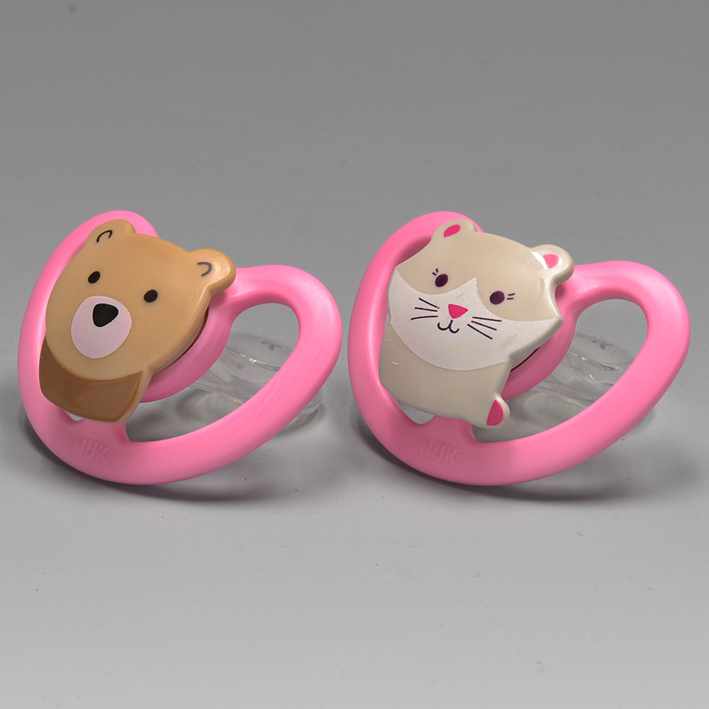 Kit de Chupeta Ortodôntica Space 6+ meses NUK - Menino - Alô Bebê!