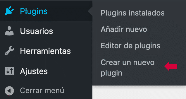 Usar un plugin para crear plugins - DecodeCMS