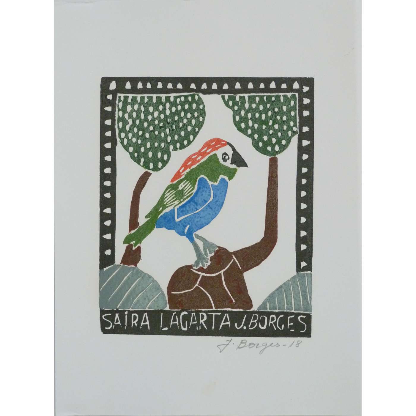 Lote 56, J.Borges - LEILÃO DE GRAVURAS E ORIGINAIS EM PAPEL ...