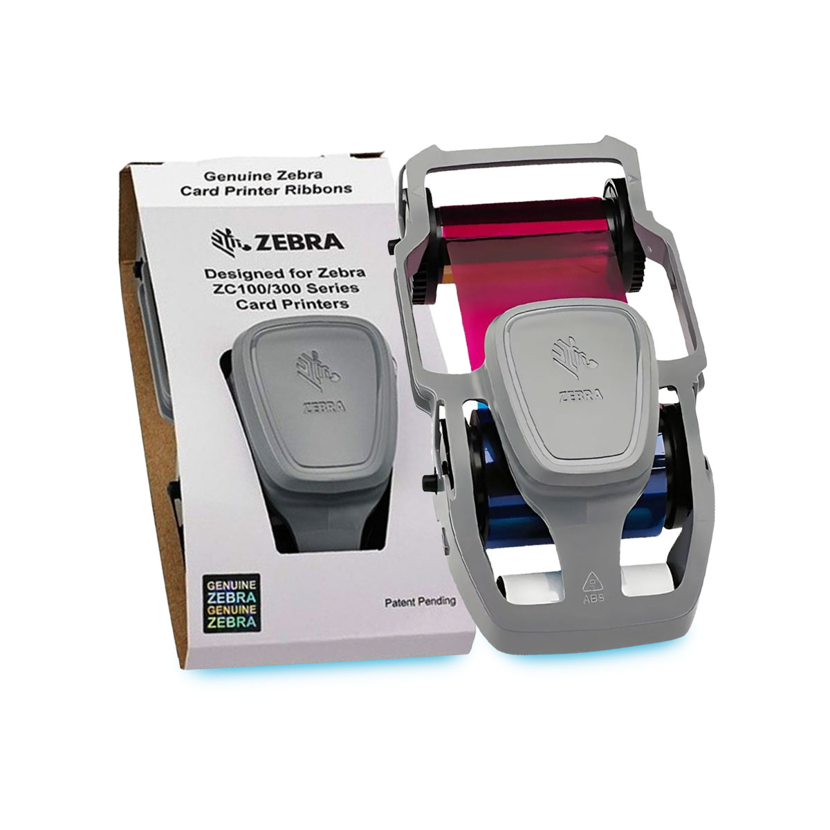 Ribbon Color YMCKO Zebra 58x99 para Impressora ZC100/ZC300