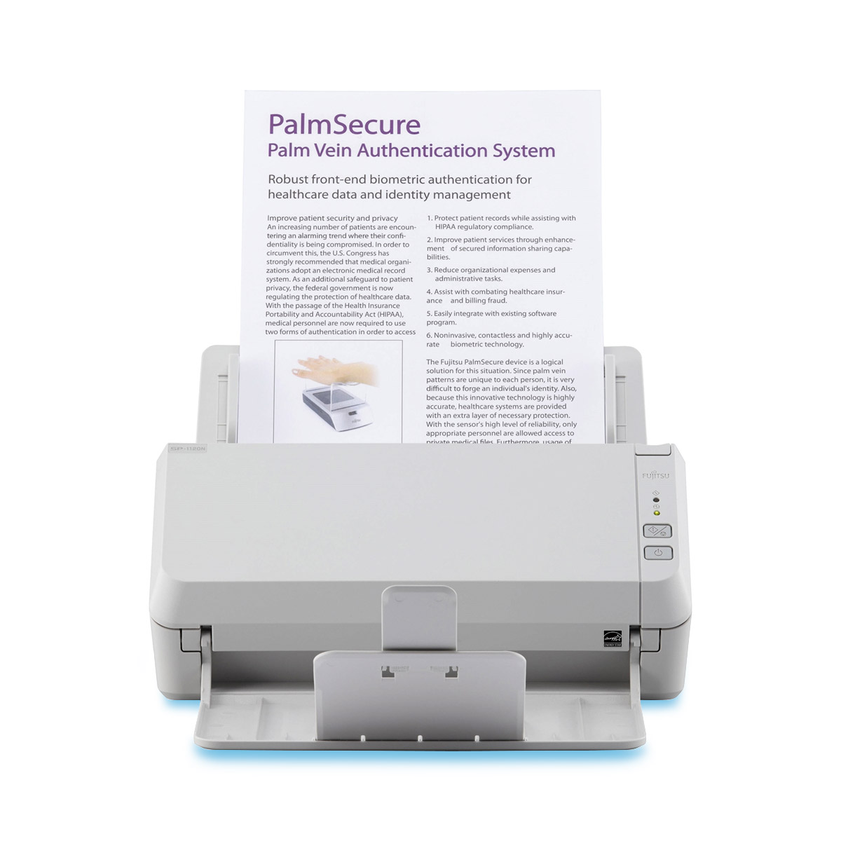 Scanner Fujitsu ScanPartner SP1120N A4 Duplex Rede 20ppm