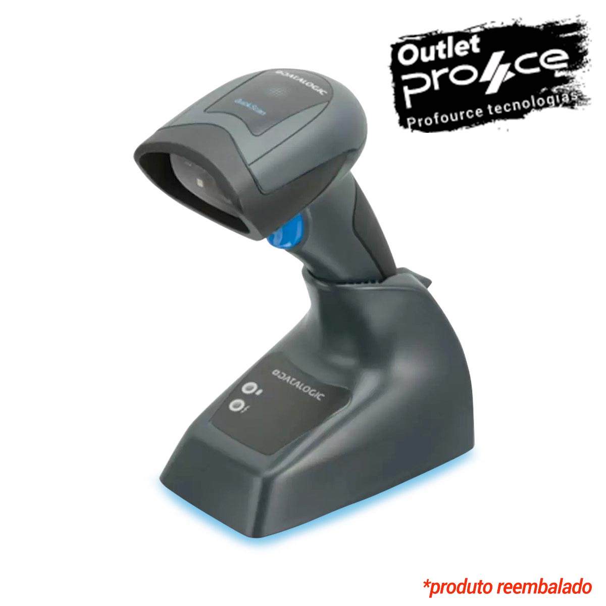 Usado: Leitor Datalogic QBT2430 Sem Fio Imager 2D QR Code e USB | Loja Pro4ce