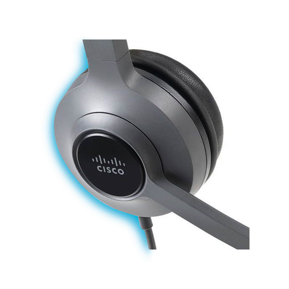 Fone de Ouvido Cisco Headset CP-HS-W-522 com fio duplo conector 3,5 mm USB-A