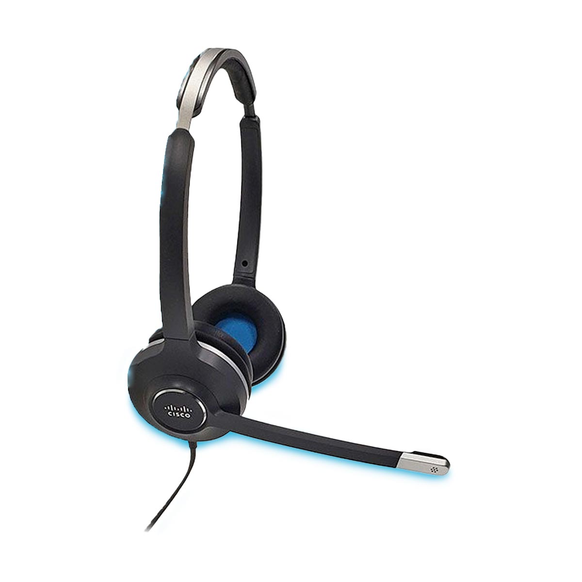 Fone de Ouvido Cisco Headset CP-HS-W-532 com fio duplo conector 3,5 mm USB-A
