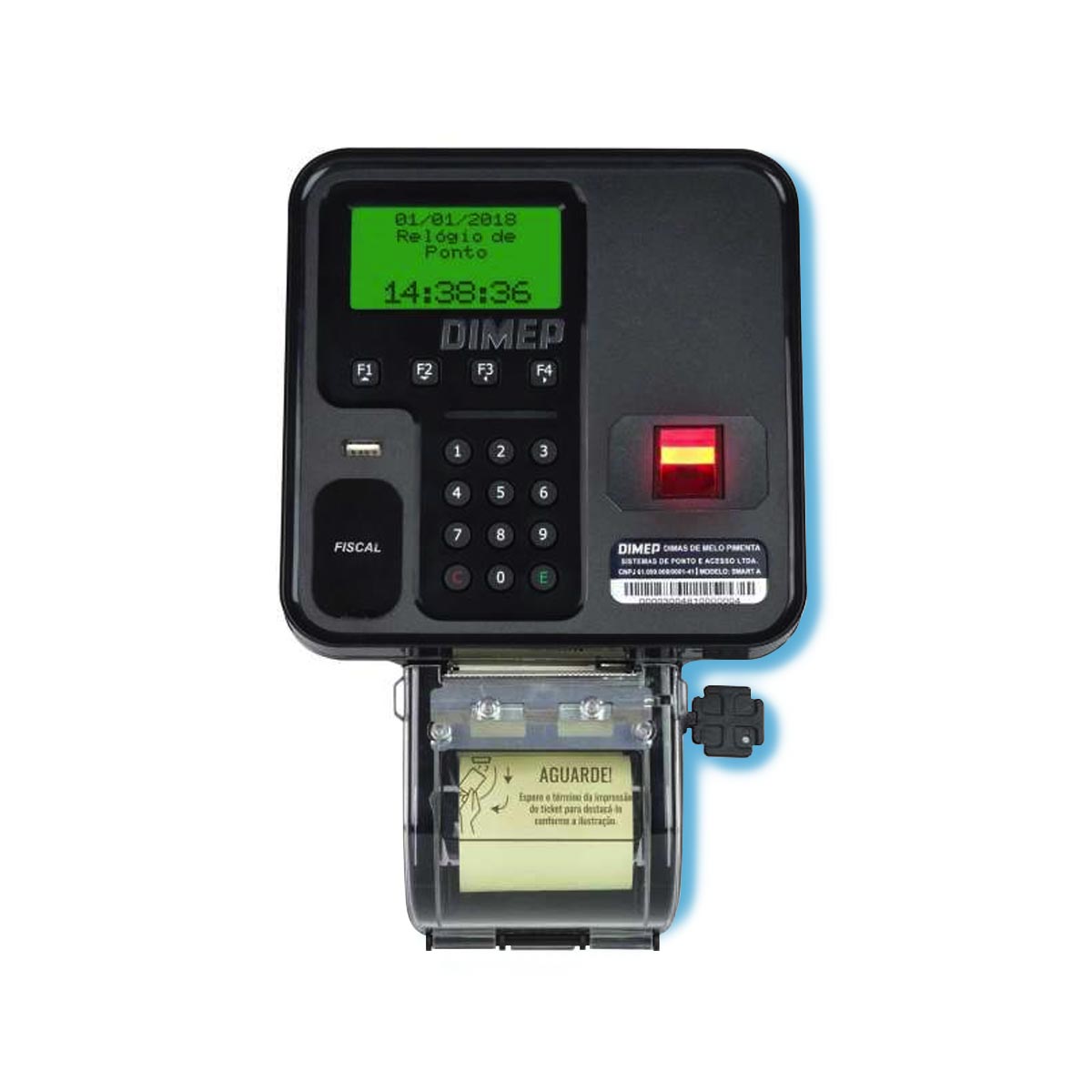 Relógio de Ponto Dimep Smart Point Biométrico FS-01 WI-FI