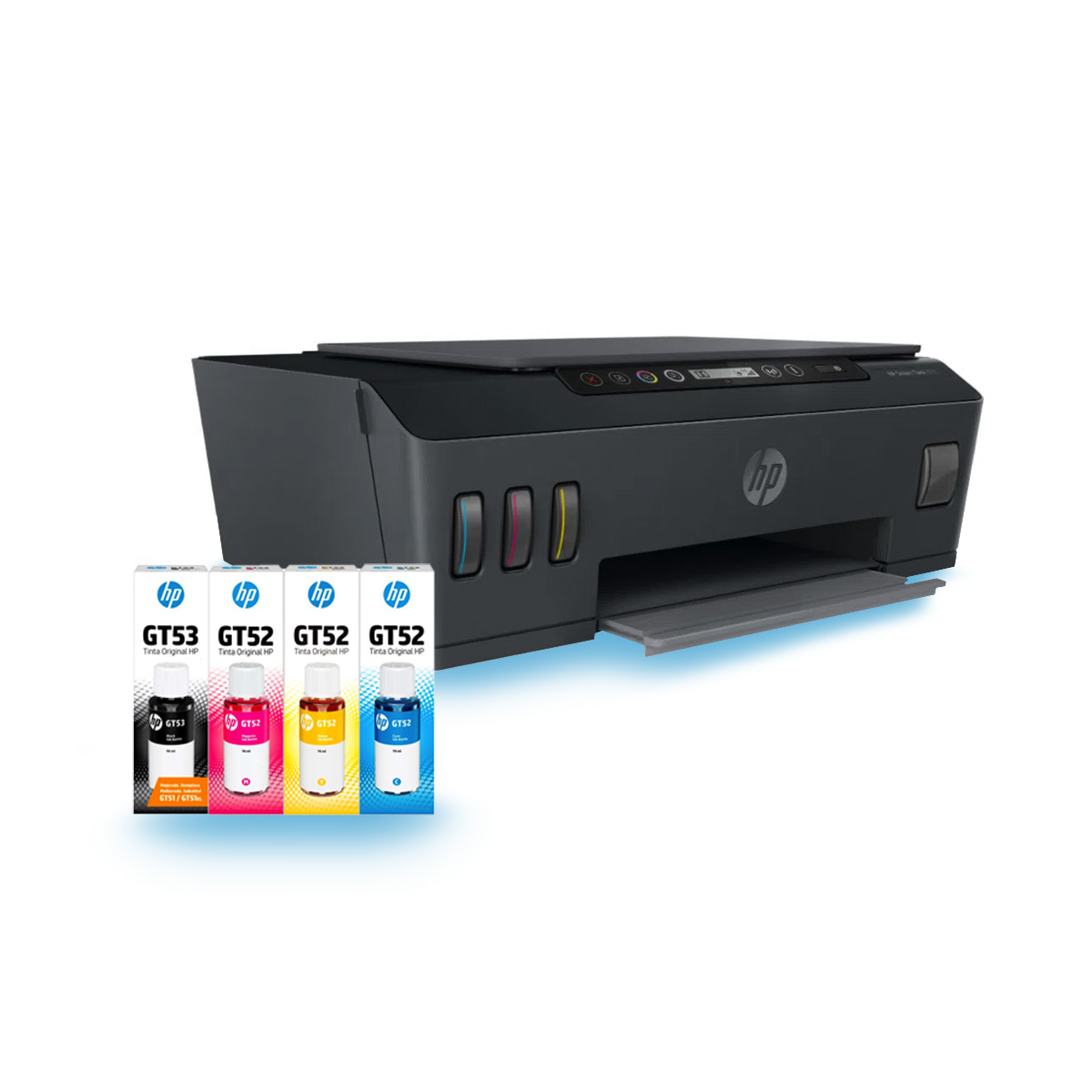 Impressora HP Smart Tank 517 + Tinta HP GT53 e GT52