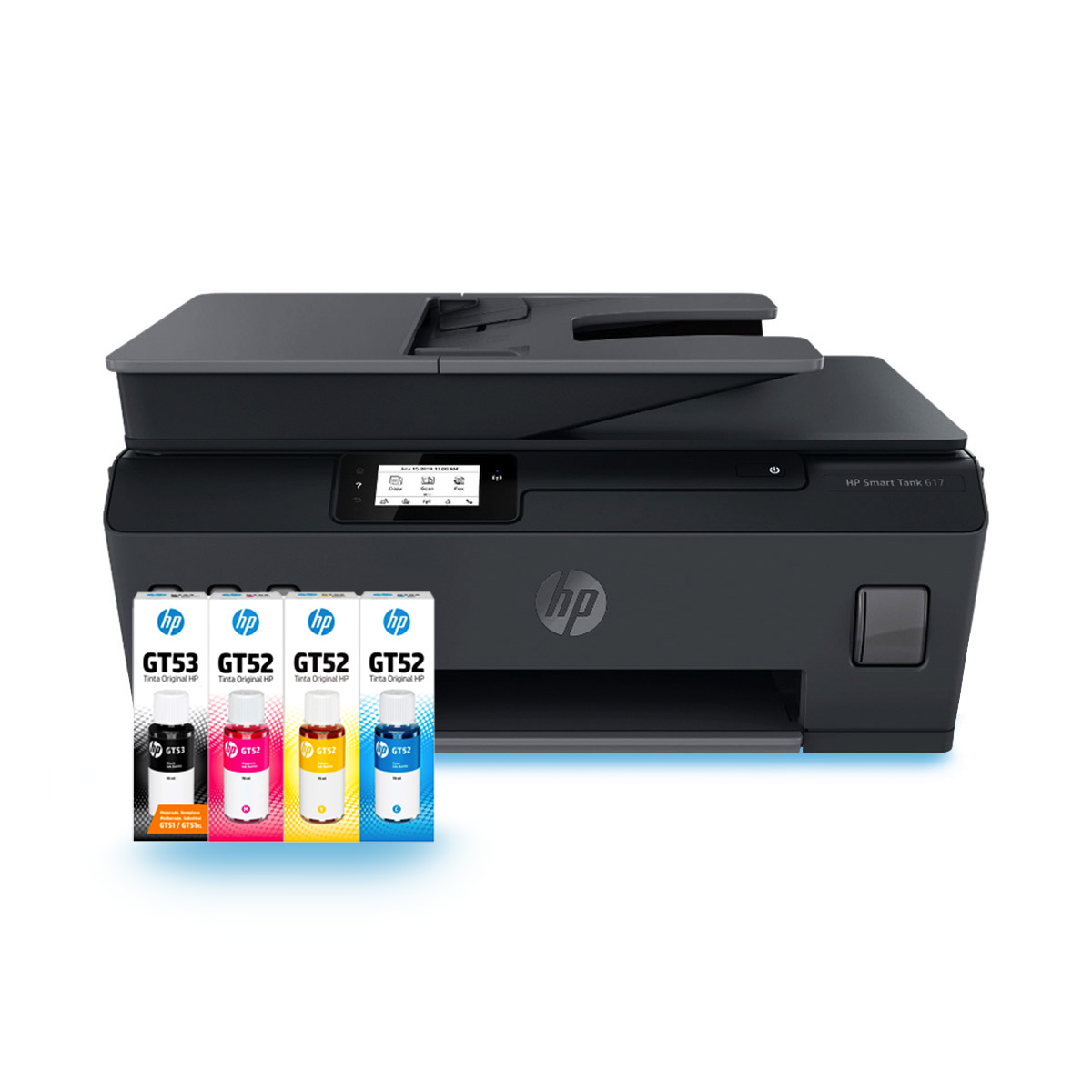 Impressora HP Smart Tank 617 + Tinta HP GT53 e GT52