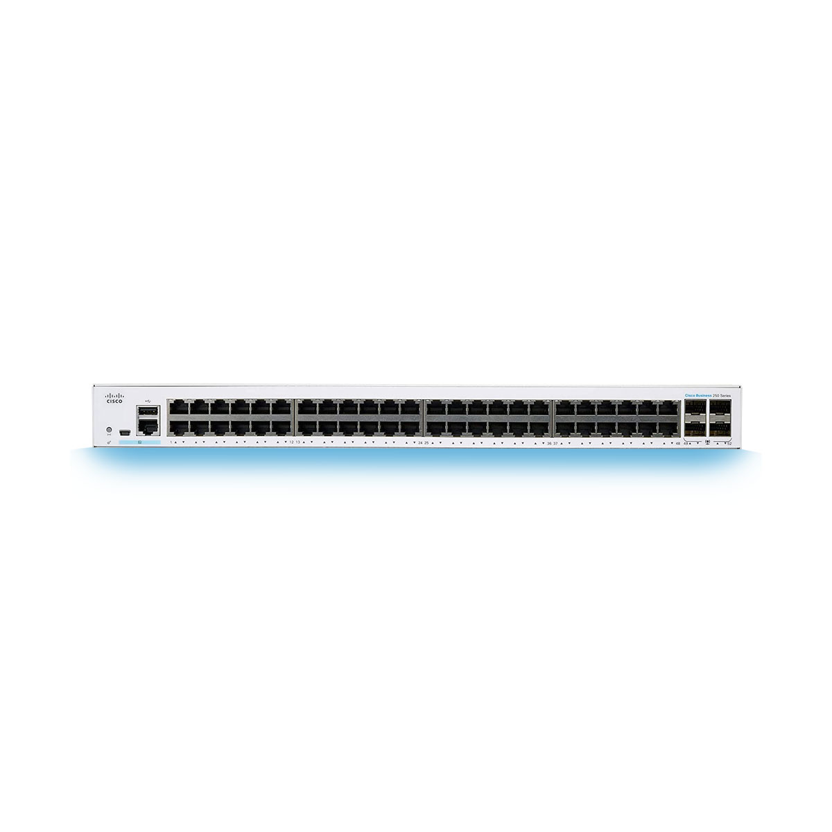 Switch Cisco CBS250-48T-4G-BR Smart 48 Portas GE, 4X1G SFP
