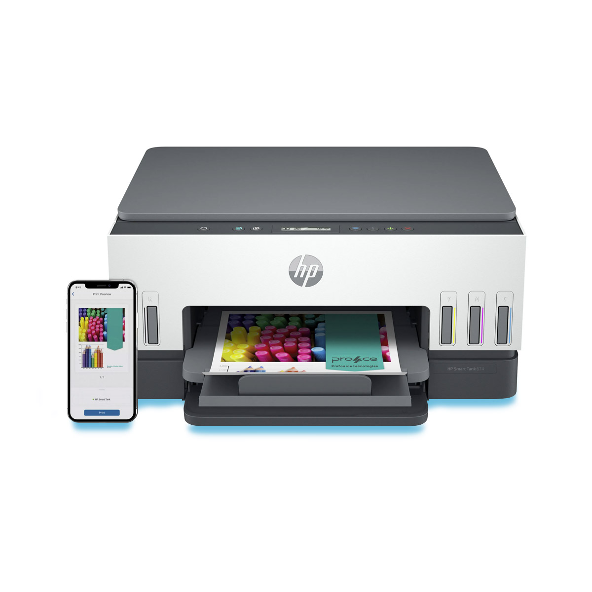 Impressora Multifuncional HP Smart Tank 674 Wireless
