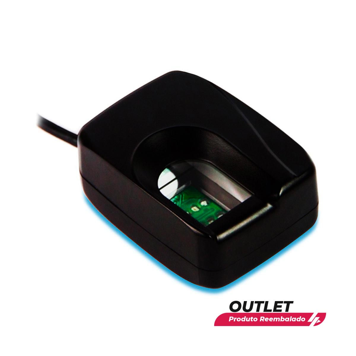 Usado: Leitor Biométrico Biotouch FS80H TechMag USB com LFD
