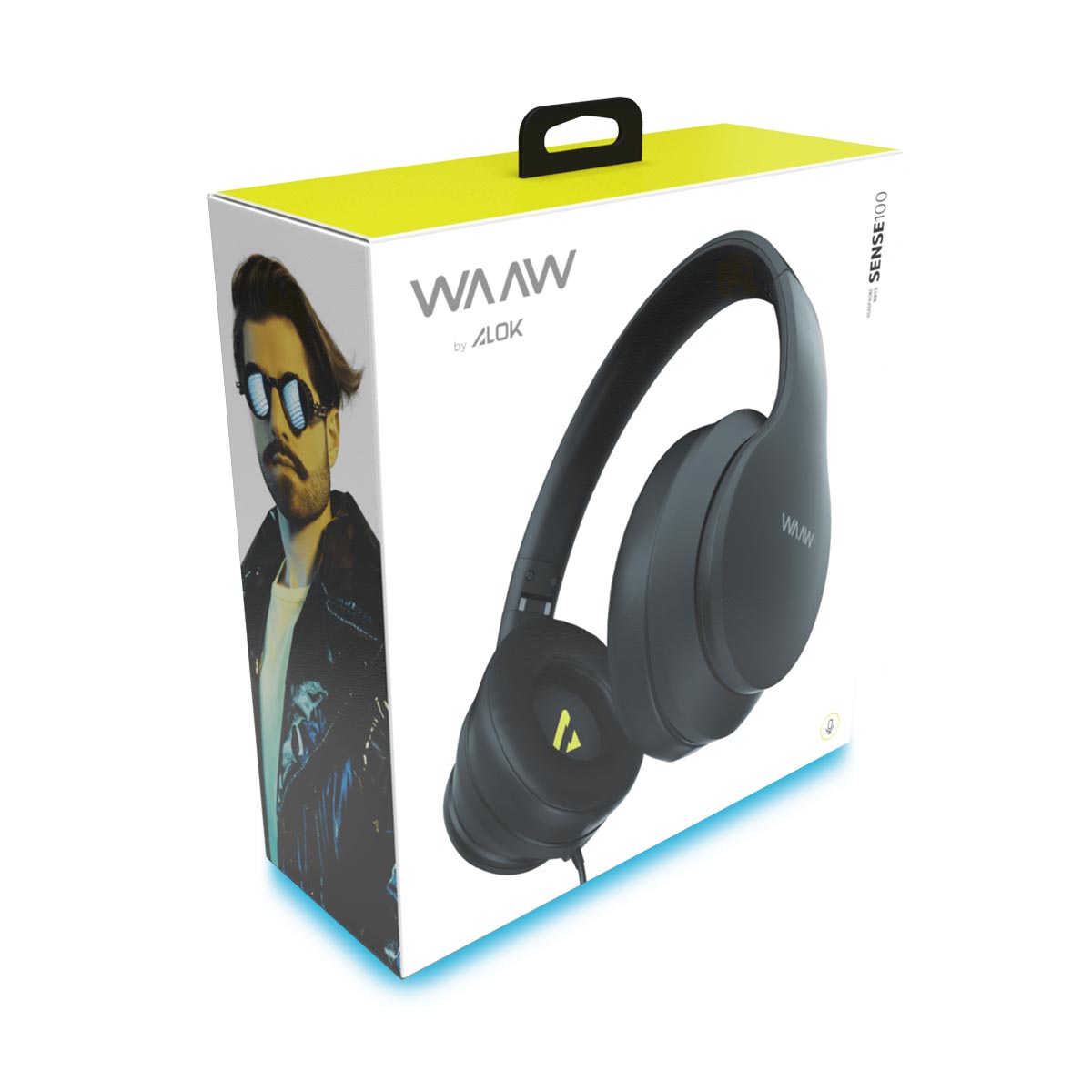 Fone de Ouvido WAAW by Alok Sense 100HW Over Ear