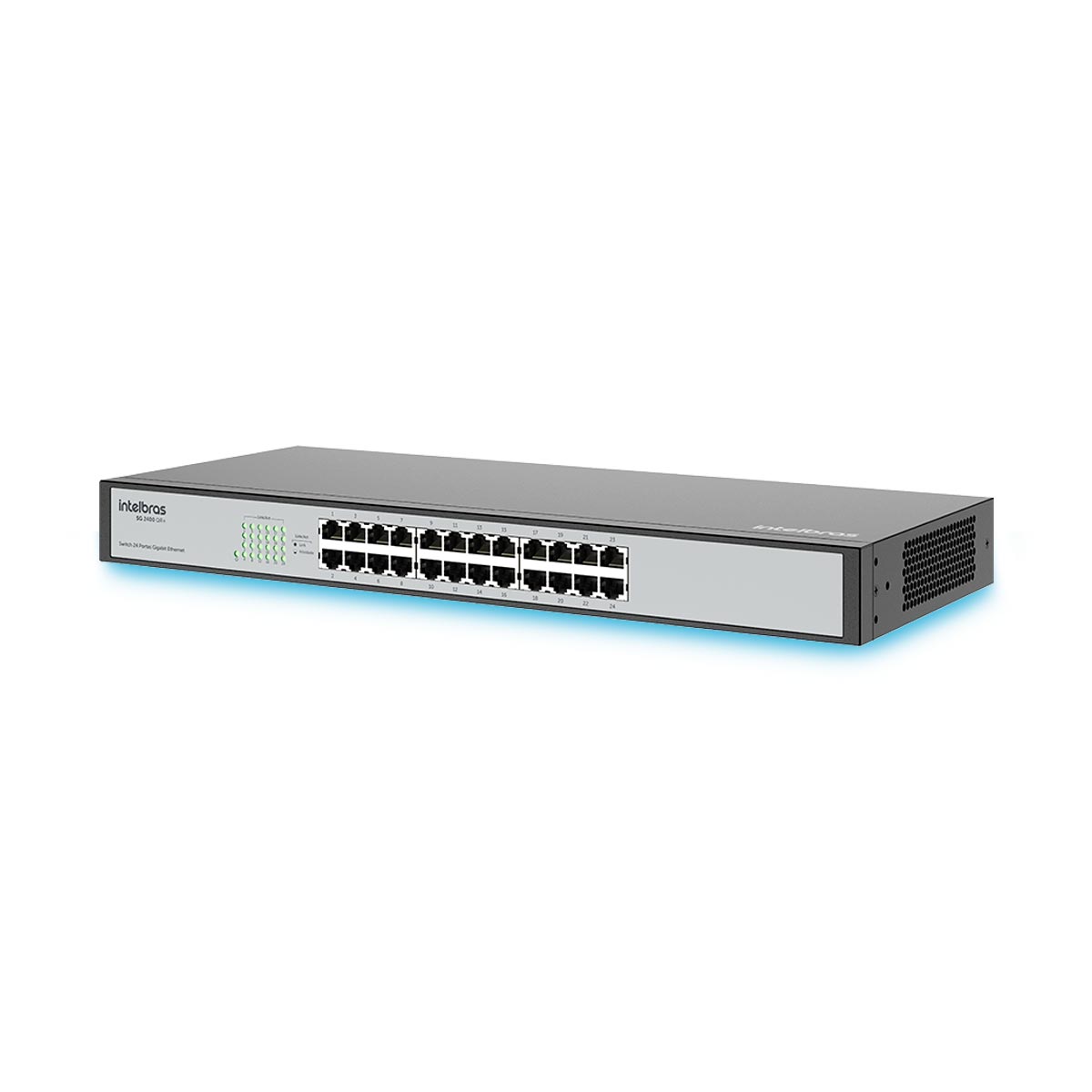 Switch Intelbras 24 Portas SG 2400 QR+ SKD Gigabit Ethernet