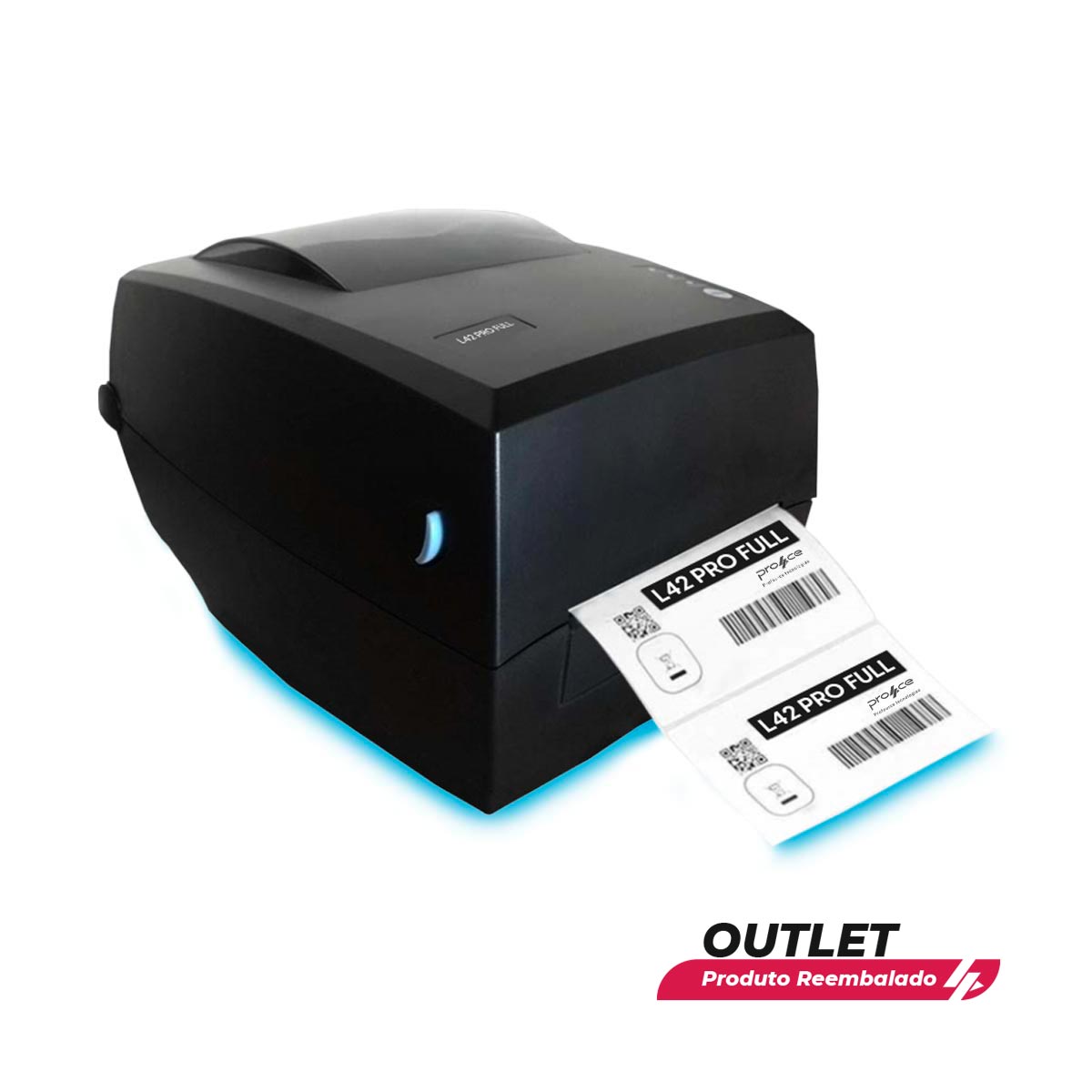 Usado: Impressora de Etiquetas Elgin L42 PRO FULL USB/Ethernet/Serial