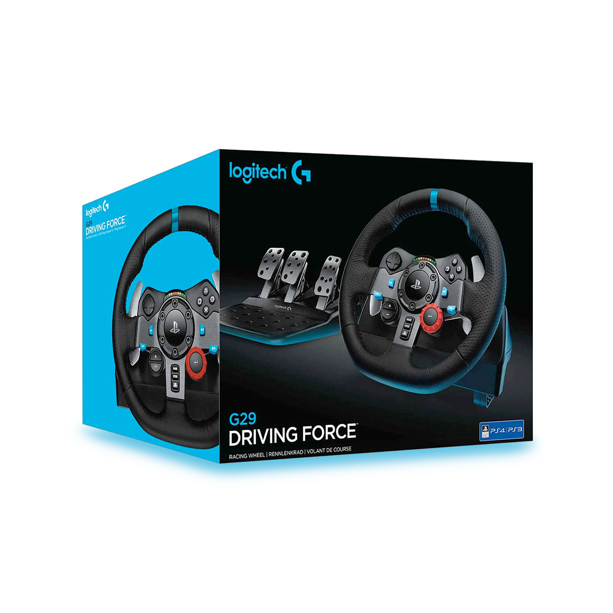 Volante Gamer Logitech G29 Driving Force para PS5 PS4 PS3 e PC