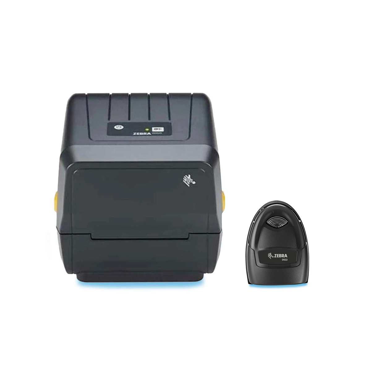 Kit Zebra Leitor DS2208 2D Sem Suporte + Impressora ZD220